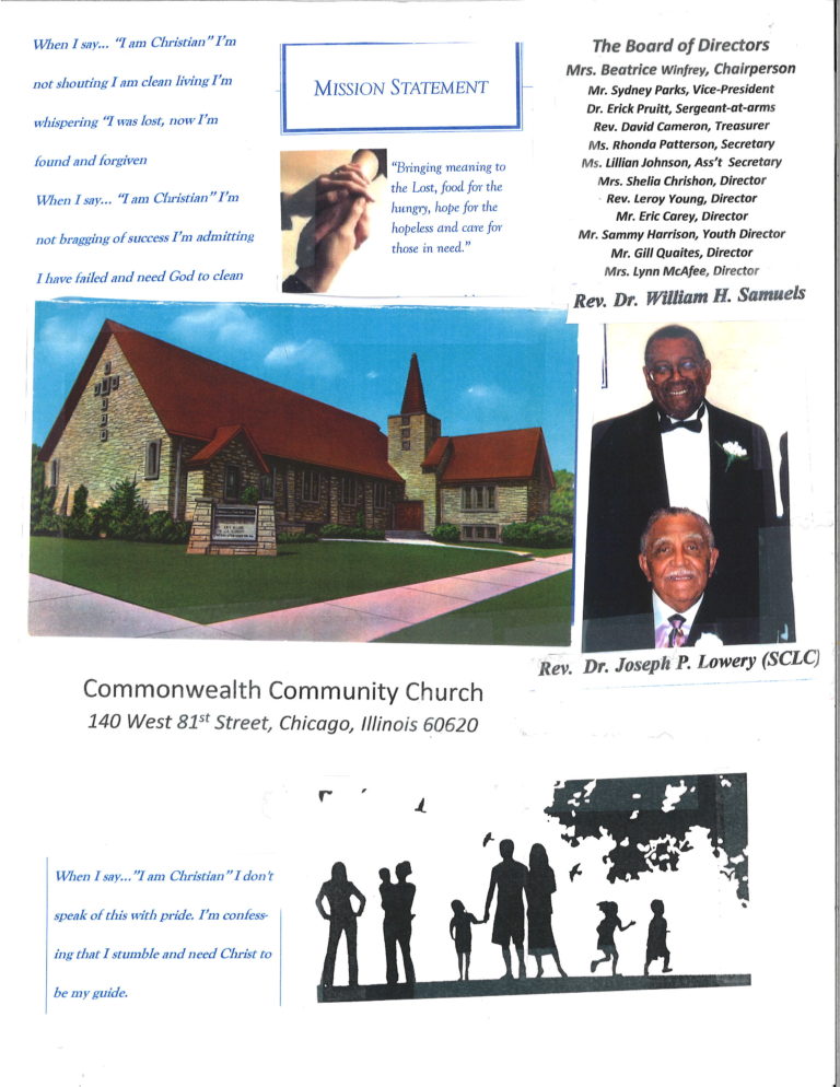 Conference Book Ad Request - International Council of Community Churches